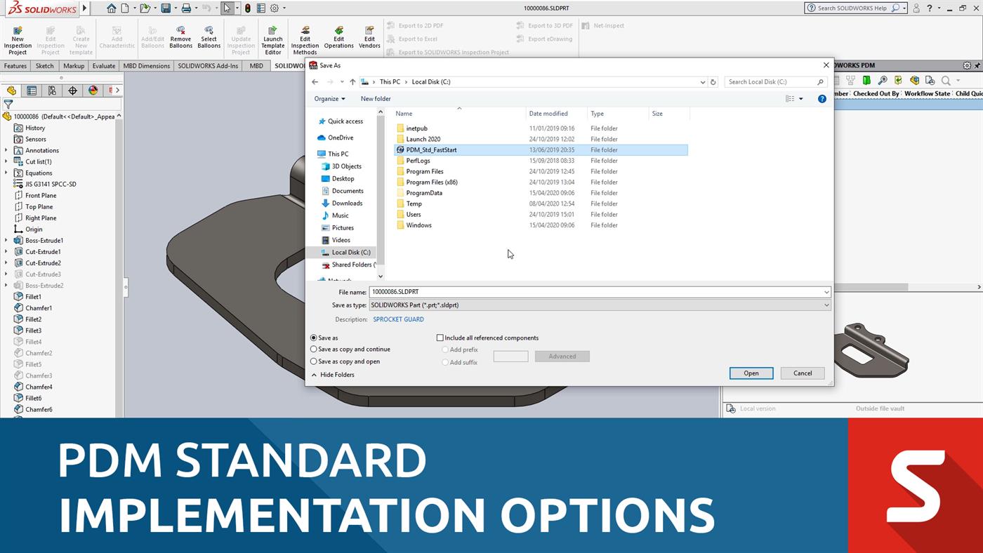 PDM Standard - Implementation Options