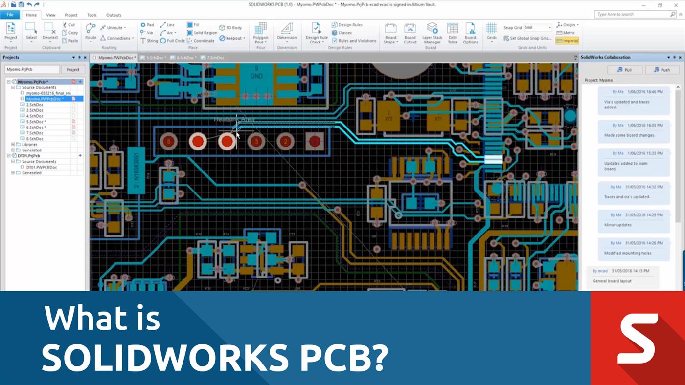What is SOLIDWORKS PCB
