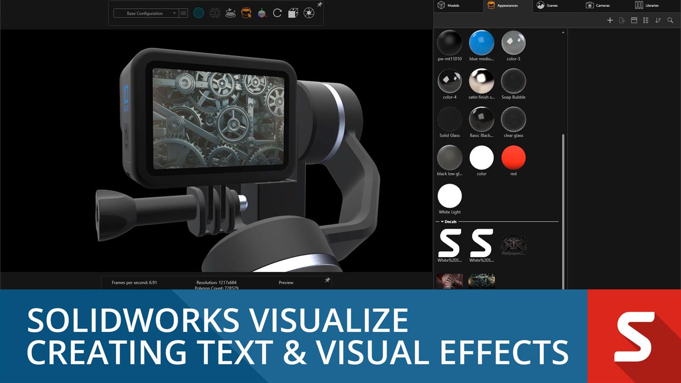 Creating Text and Visual Effects in Visualize