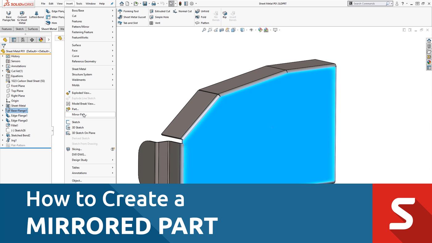 How to Create a Mirrored Part
