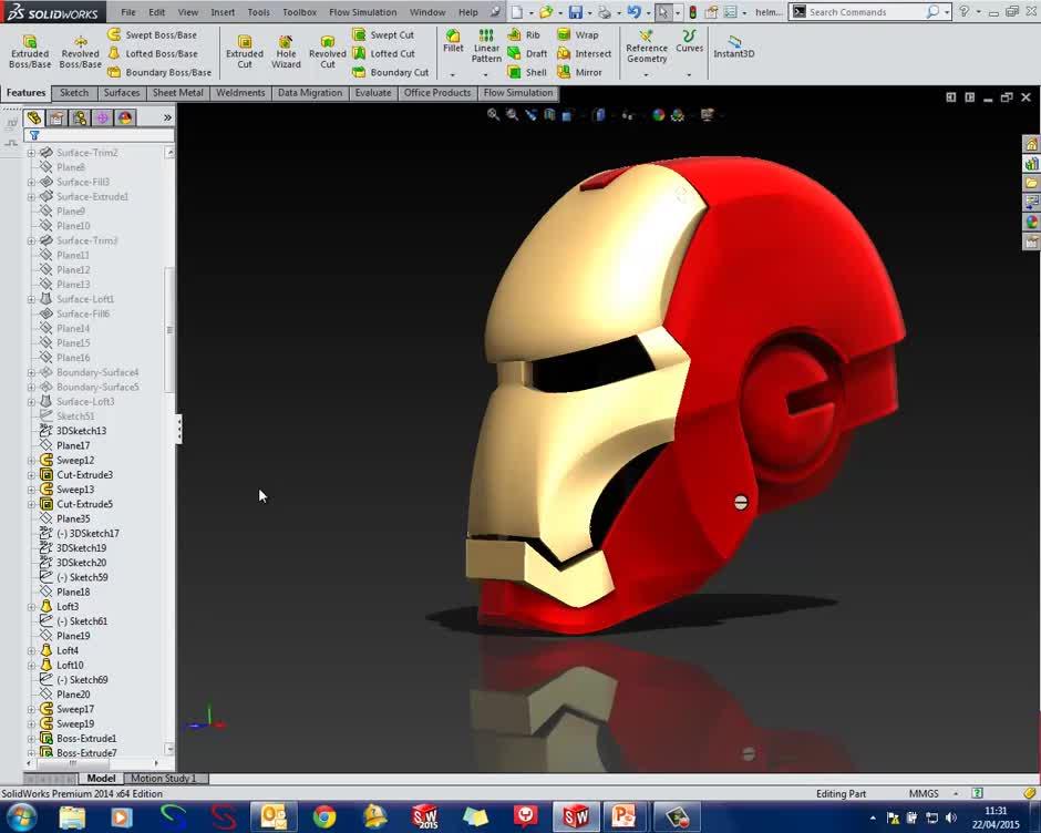 How to Model an IronMan Helmet!