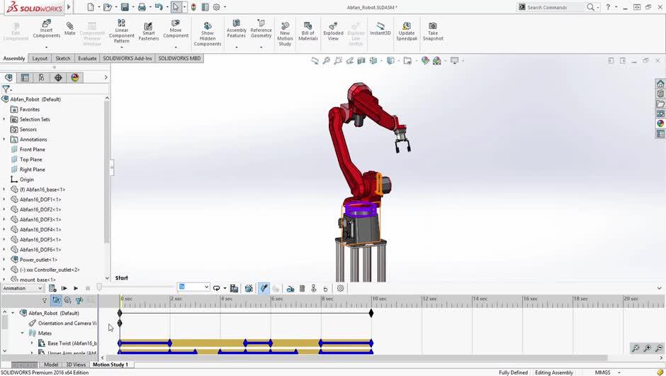 What's New in SolidWorks 2016 - Mate Controller