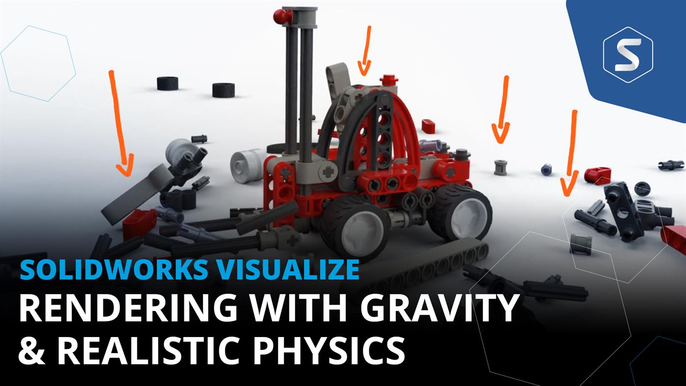 SOLIDWORKS Visualize Tutorial: Rendering with Gravity