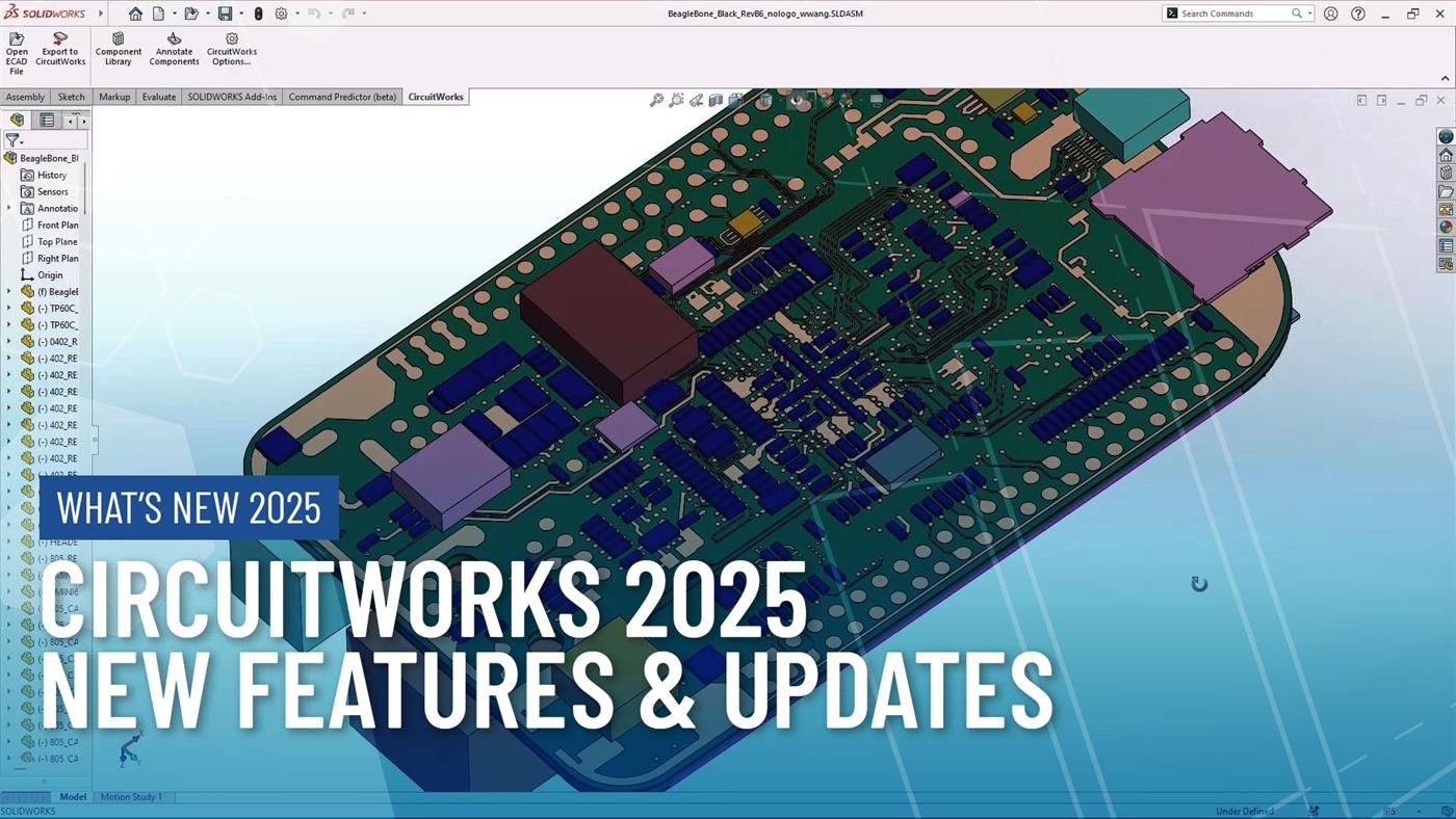 Integrated PCB Design with CircuitWorks | What's New in SOLIDWORKS 202