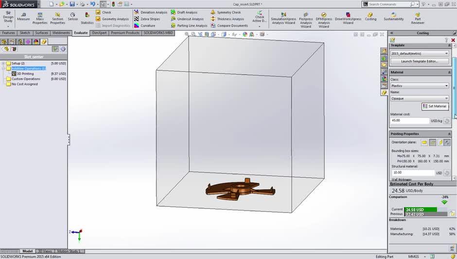 What's New in SolidWorks 2015 - Costing