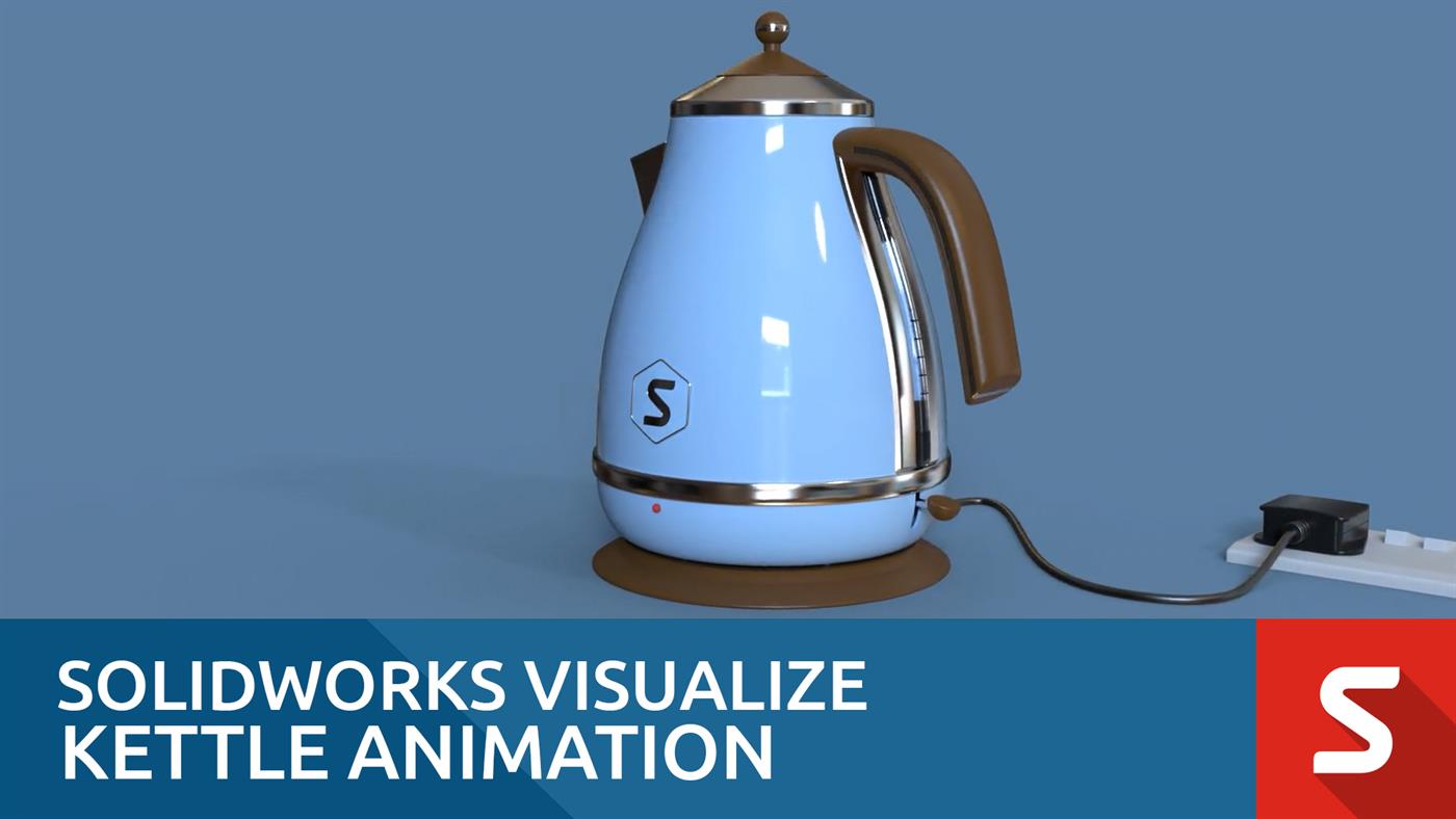 SOLIDWORKS Visualize - Kettle Animation