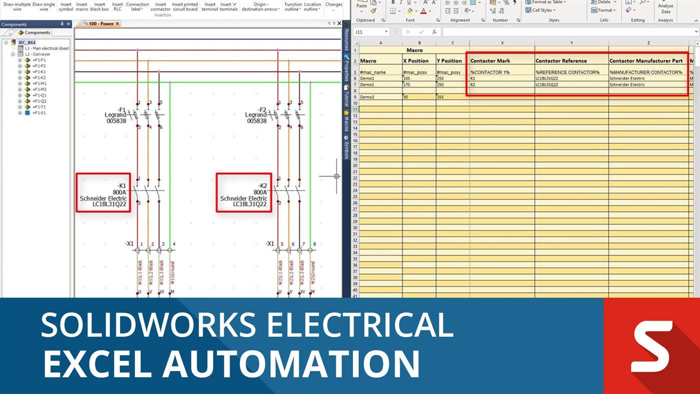 SOLIDWORKS Electrical - Excel Automation