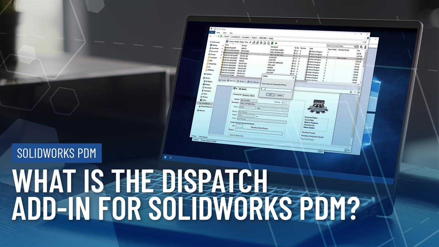 What is the Dispatch add-in for SOLIDWORKS PDM?