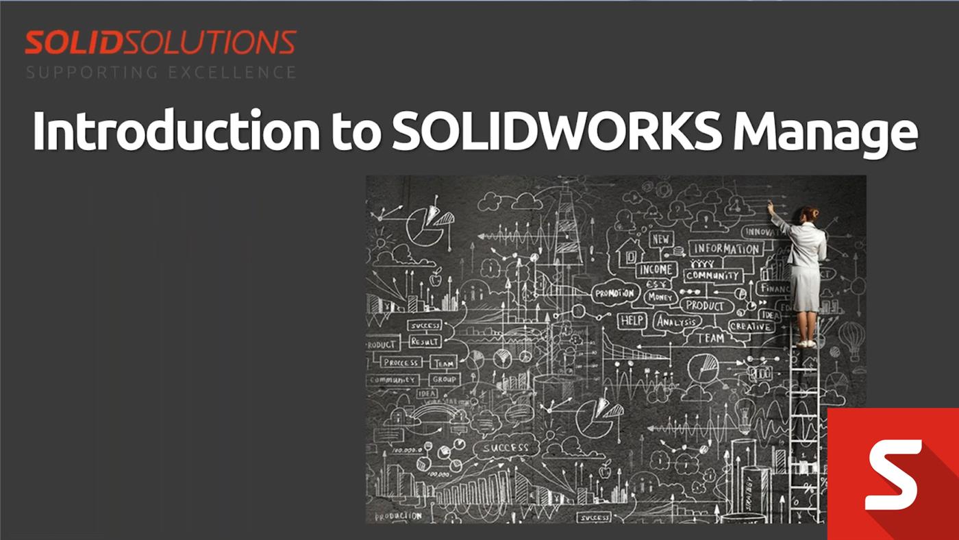 Introduction to SOLIDWORKS Manage