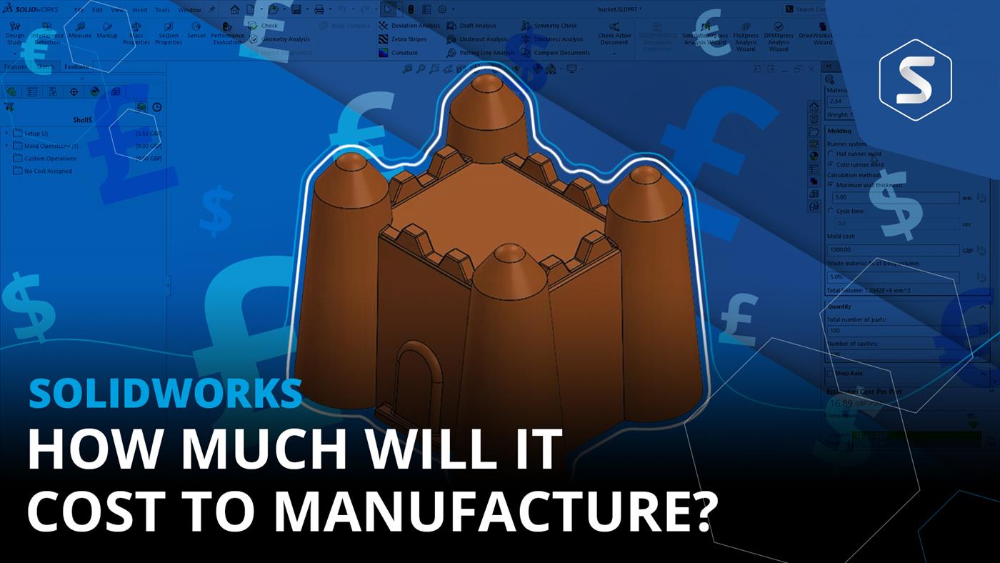 How to Find the Cost of Parts in SOLIDWORKS | Costing Tool Tutorial