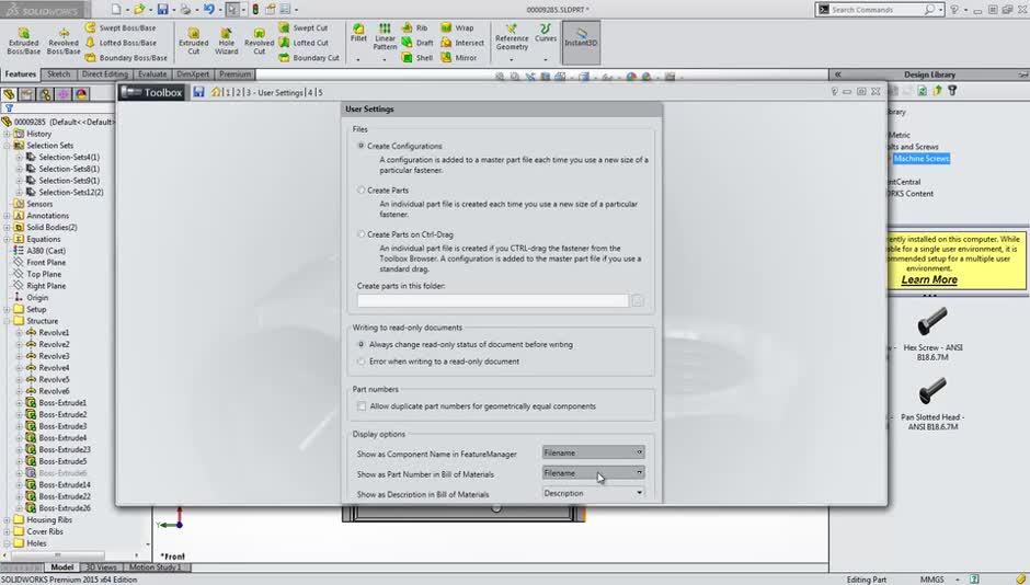 What's New in SolidWorks 2015 - User Interface