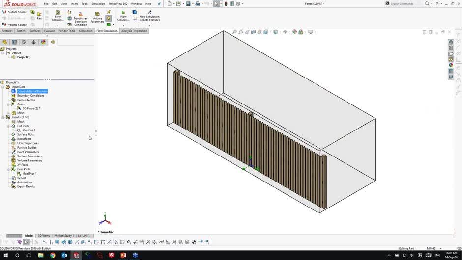 The link between SOLIDWORKS Flow Simulation and SOLIDWORKS Simulation