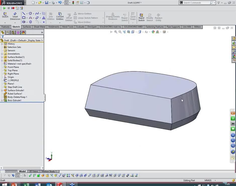 Plastic Part Design- Ribs Shells and Draft