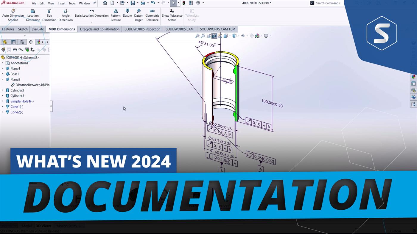 Drawings & Documentation | What's New in SOLIDWORKS 2024