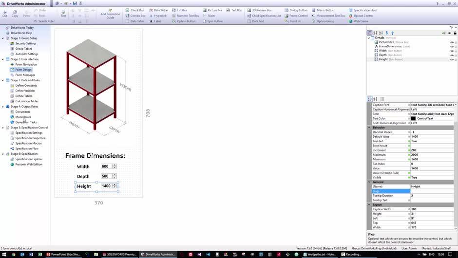 DriveWorks Professional – Capturing and Driving Advanced Feature Prope