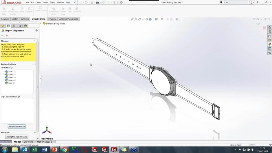 Direct Editing in SolidWorks