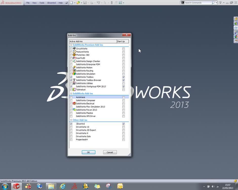 Quick Start 408 - The SolidWorks Add Ins