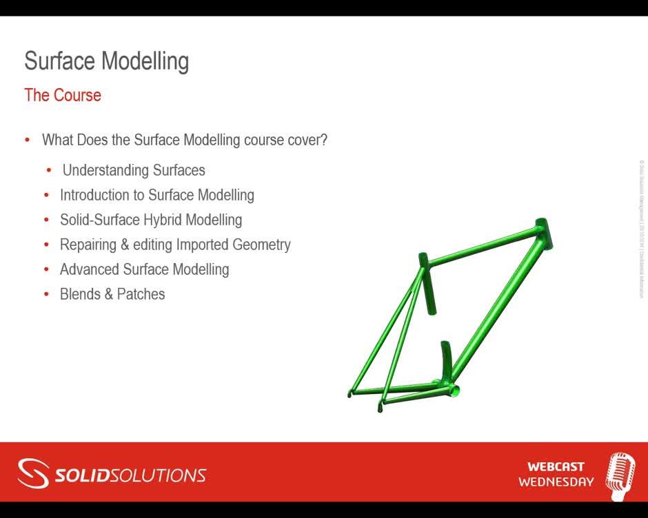 Lesson 1 – SOLIDWORKS Surfacing Training