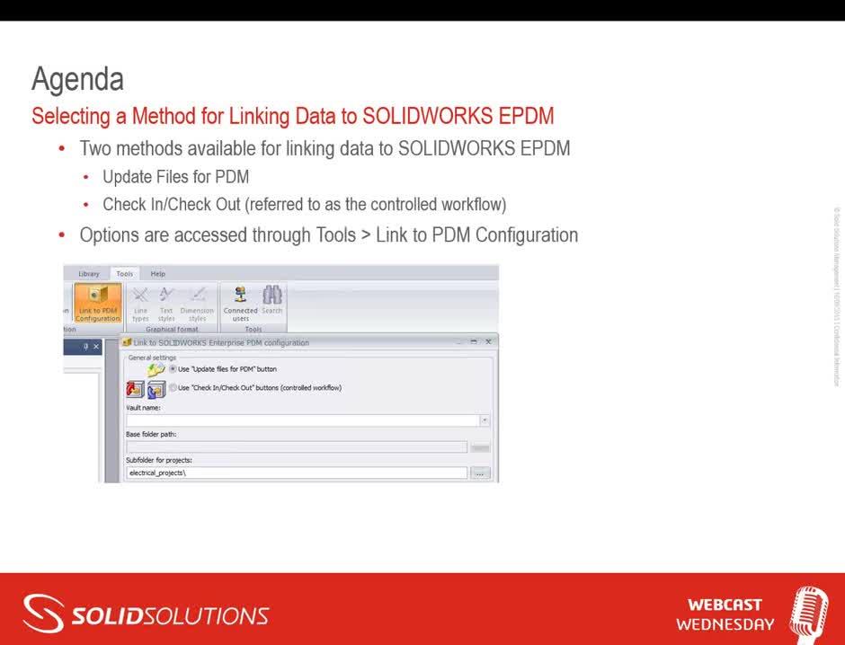 Best Practice - SOLIDWORKS Electrical and EPDM