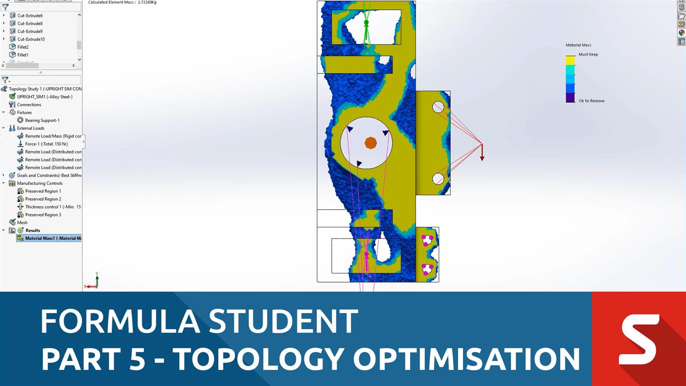 Formula Student - Part 5 - Topology Optimisation