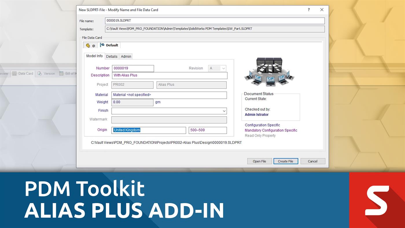 Alias Plus - PDM Toolkit