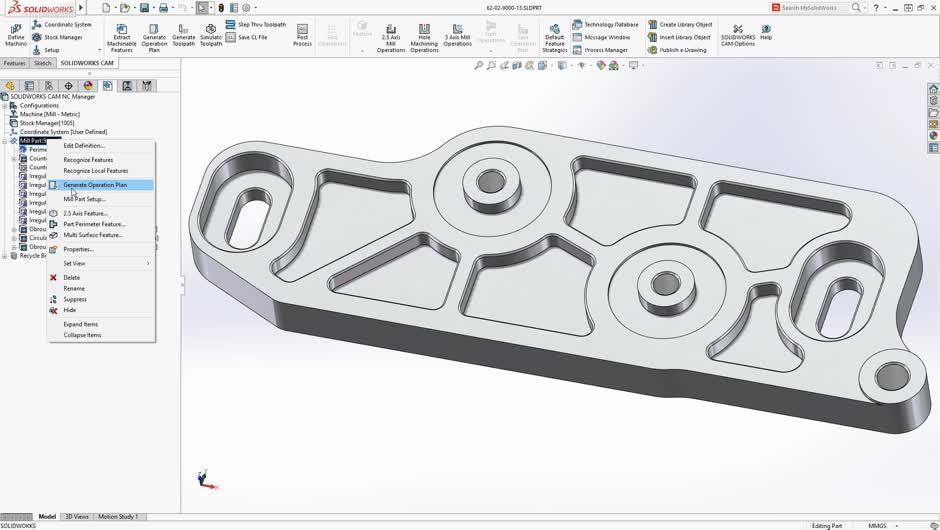 SOLIDWORKS CAM 2018 Overview