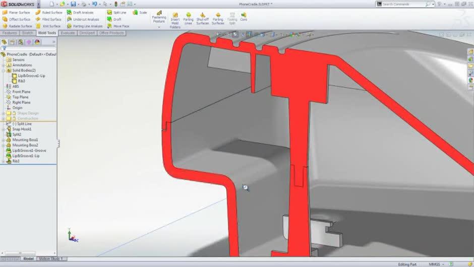 SolidWorks Capabilities - Solidworks Plastics Part Design