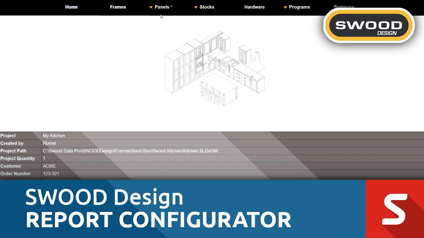How to use SWOOD Report Configurator