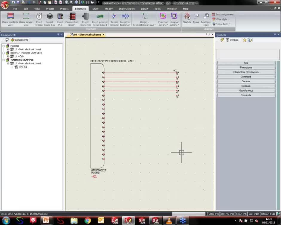 SOLIDWORKS Electrical - Harness Design