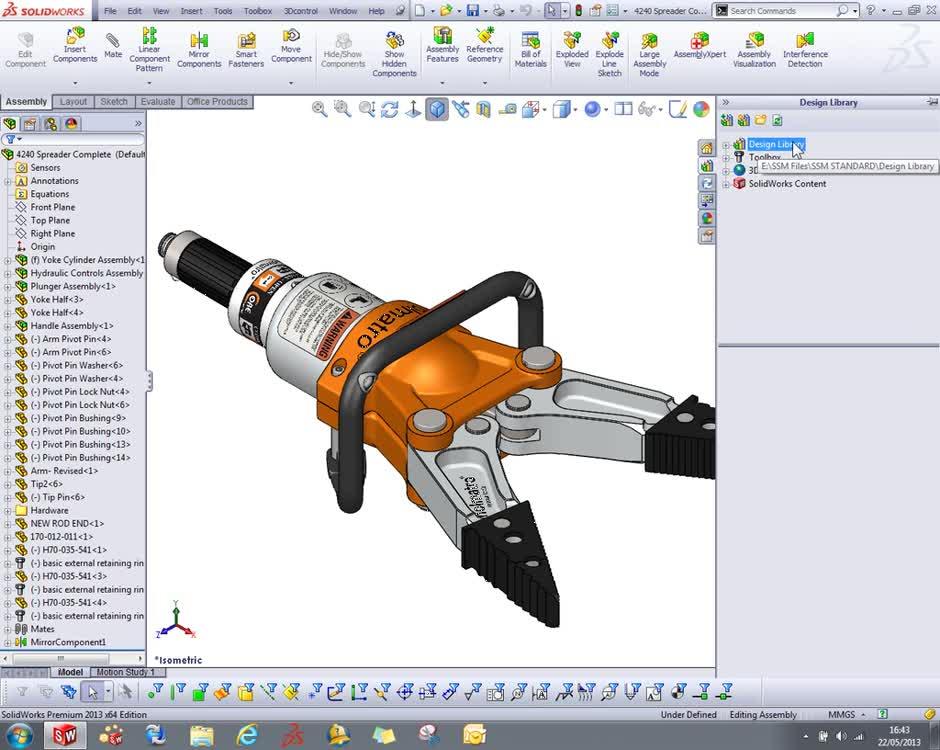 Quick Start 303 - The SolidWorks Design Library