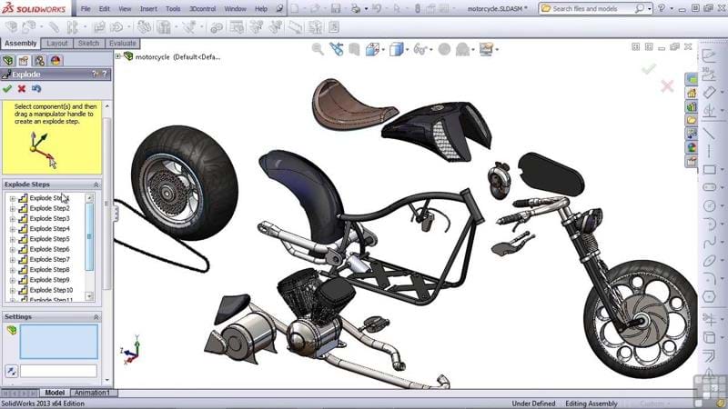 Animations Design Capabilities in SOLIDWORKS 3D CAD