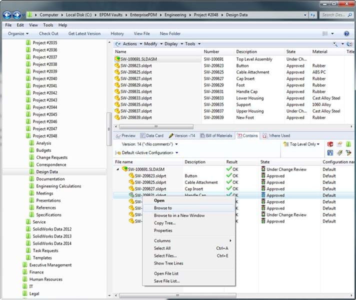 File Reference Management in SOLIDWORKS PDM