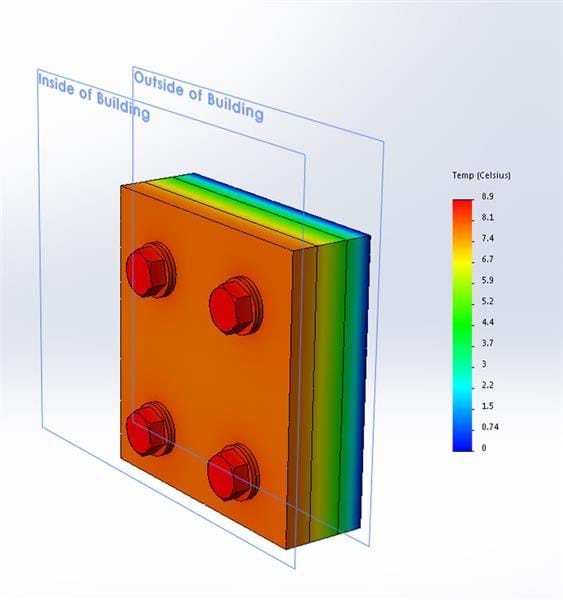 Thermal Structural Analysis in SOLIDWORKS 3D CAD
