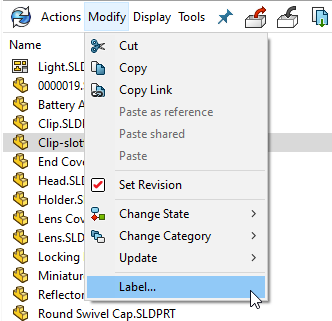 What Are Labels in SOLIDWORKS PDM and How Can I Use Them?
