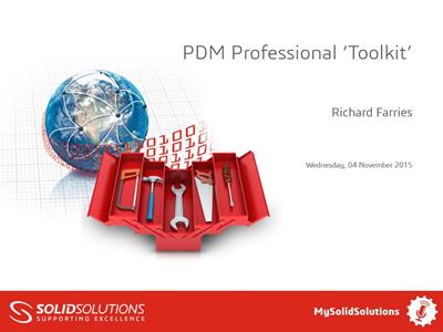 SOLIDWORKS PDM Professional ‘Toolkit’