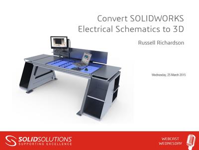 Convert SOLIDWORKS Electrical Schematics to 3D