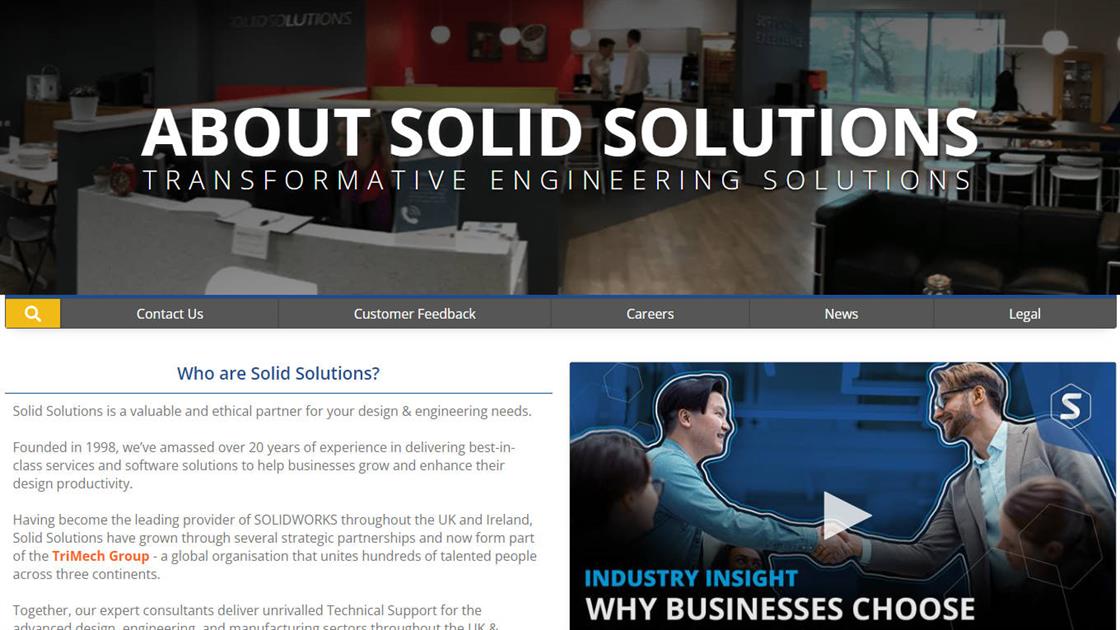 About Solid Solutions | UK's #1 SOLIDWORKS Reseller