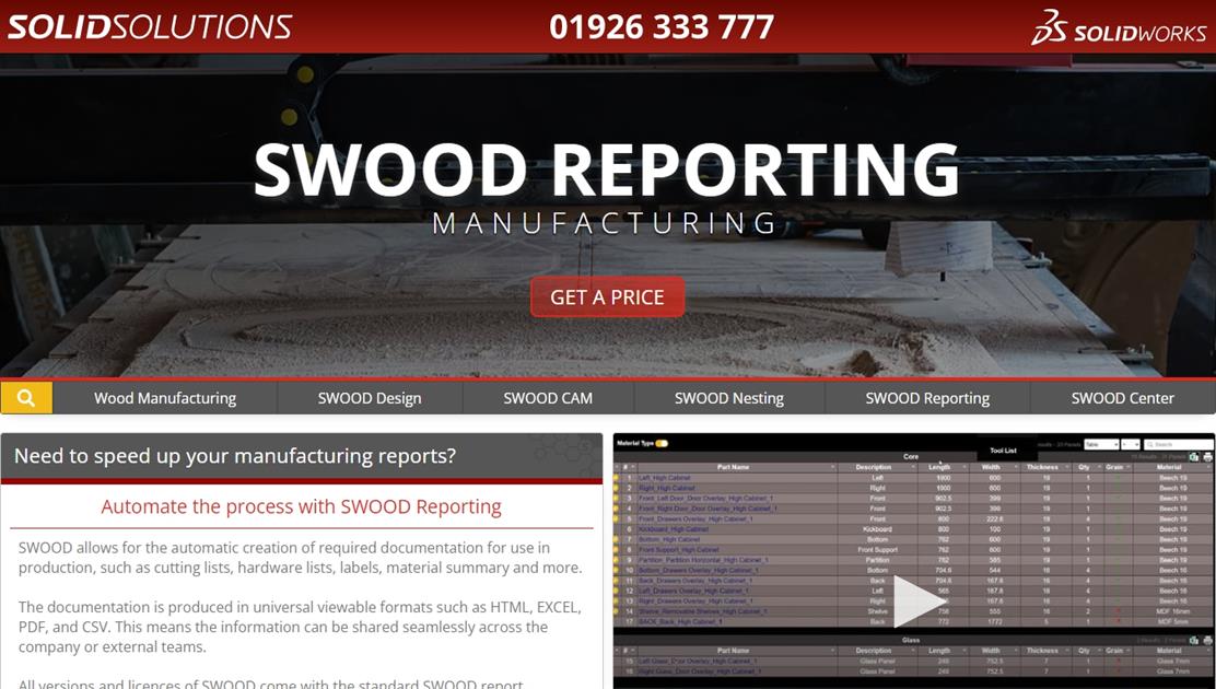 SWOOD - Woodworking Design | Solid Solutions