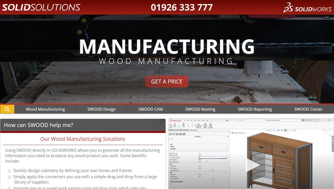 SolidWorks Manufacturing Woodworking Solutions | Solid Solutions