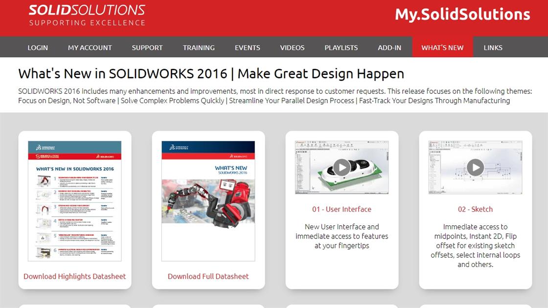 What's New in SOLIDWORKS 2016 | Solid Solutions