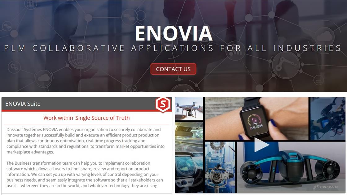 ENOVIA - PLM collaborative platform for all industries