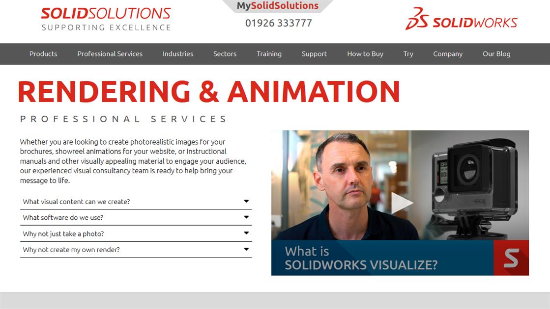 Rendering and Animation Professional Services