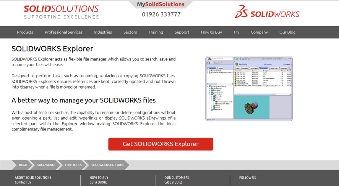SolidWorks Explorer Overview | Solid Solutions