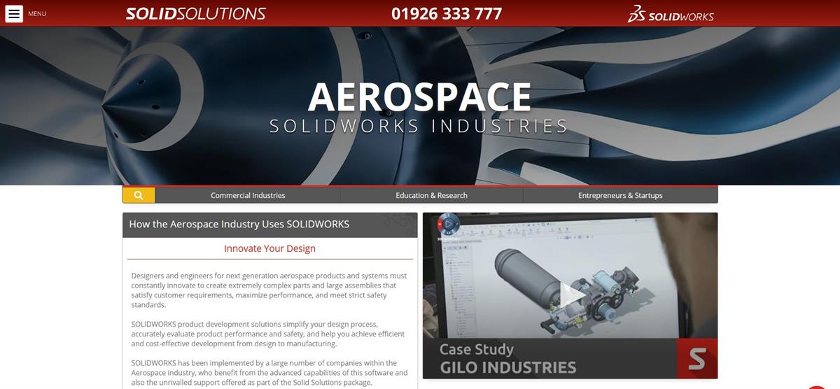 SOLIDWORKS in the Aerospace Industry | Solid Solutions