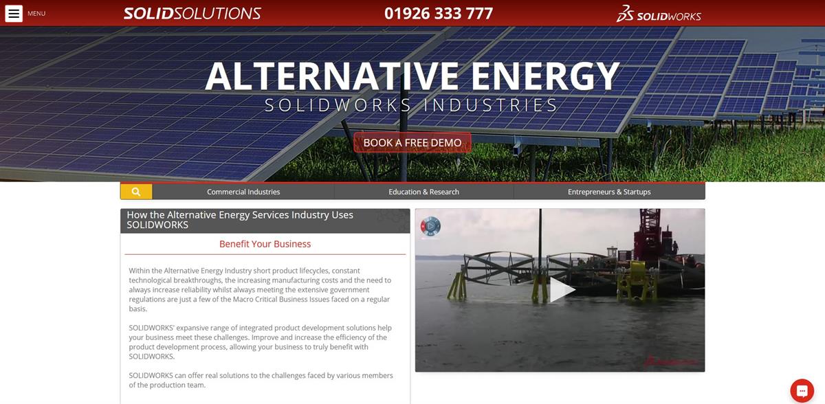 SolidWorks in the Alternative Energy Industry