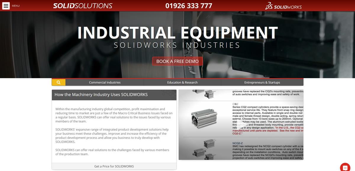 SolidWorks in the Manufacturing Industry