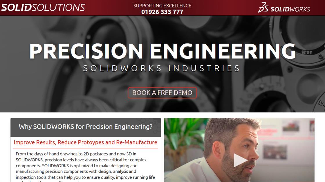 Precision Engineering with SOLIDWORKS | Solid Solutions