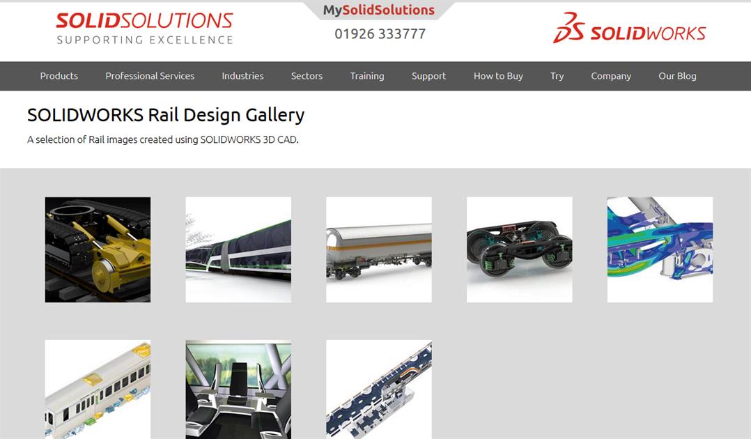 SOLIDWORKS Rail Design Gallery