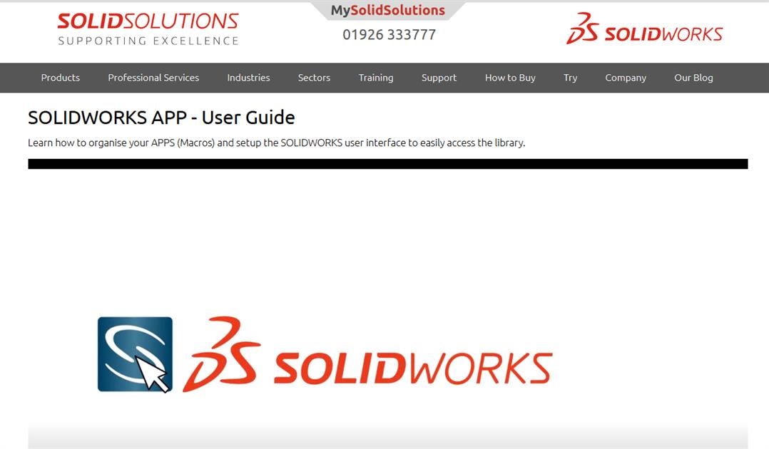 SOLIDWORKS App User Guide | Solid Solutions