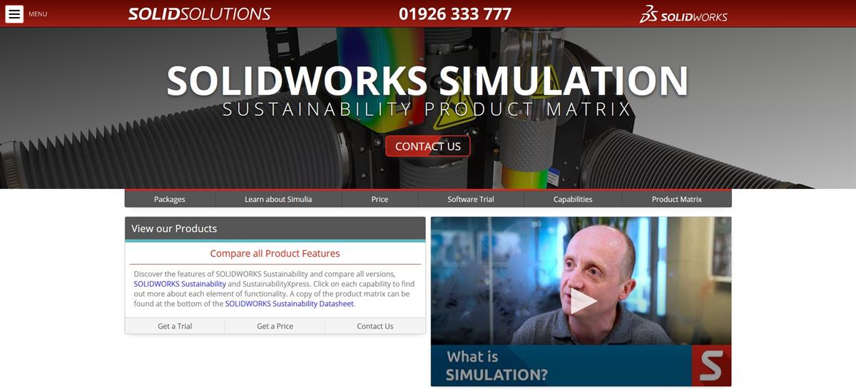 SolidWorks Sustainability Matrix | Solid Solutions